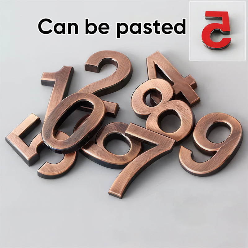 Paste Installation Good Finish Kit Sales ABS Door Sign House Number Se ...