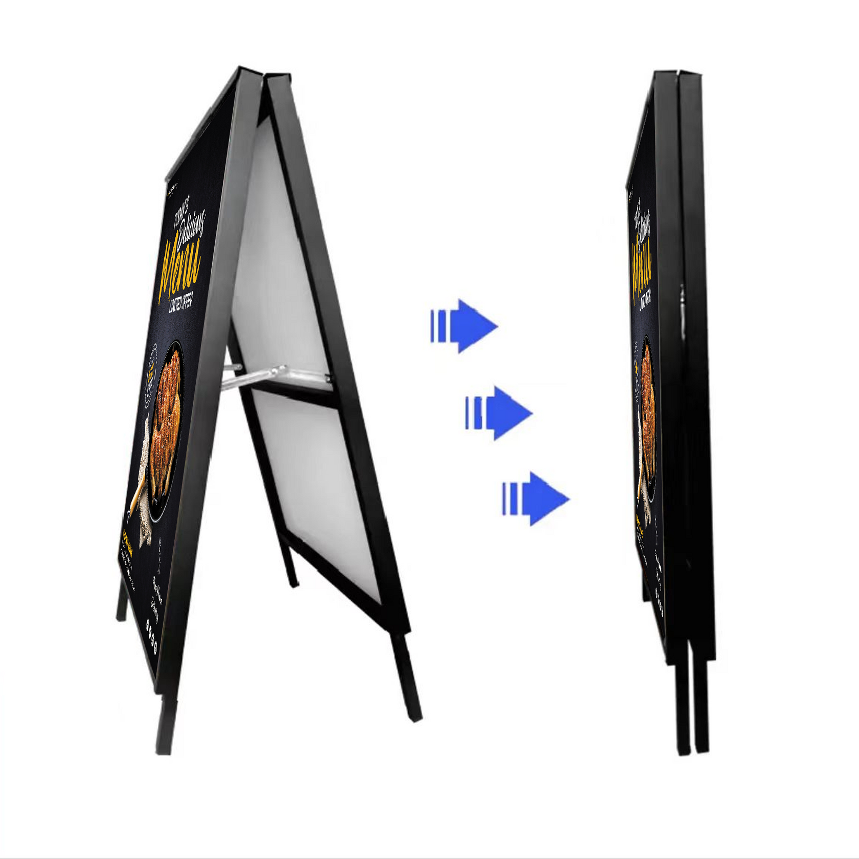 Indoor Use Only - Floor-standing Display Vertical Poster 'A' Board Adv ...