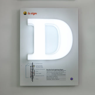 Full Set of Advertising Signage Samples High Quality Illuminated Lette ...