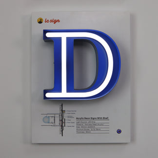 Full Set of Advertising Signage Samples High Quality Illuminated Lette ...