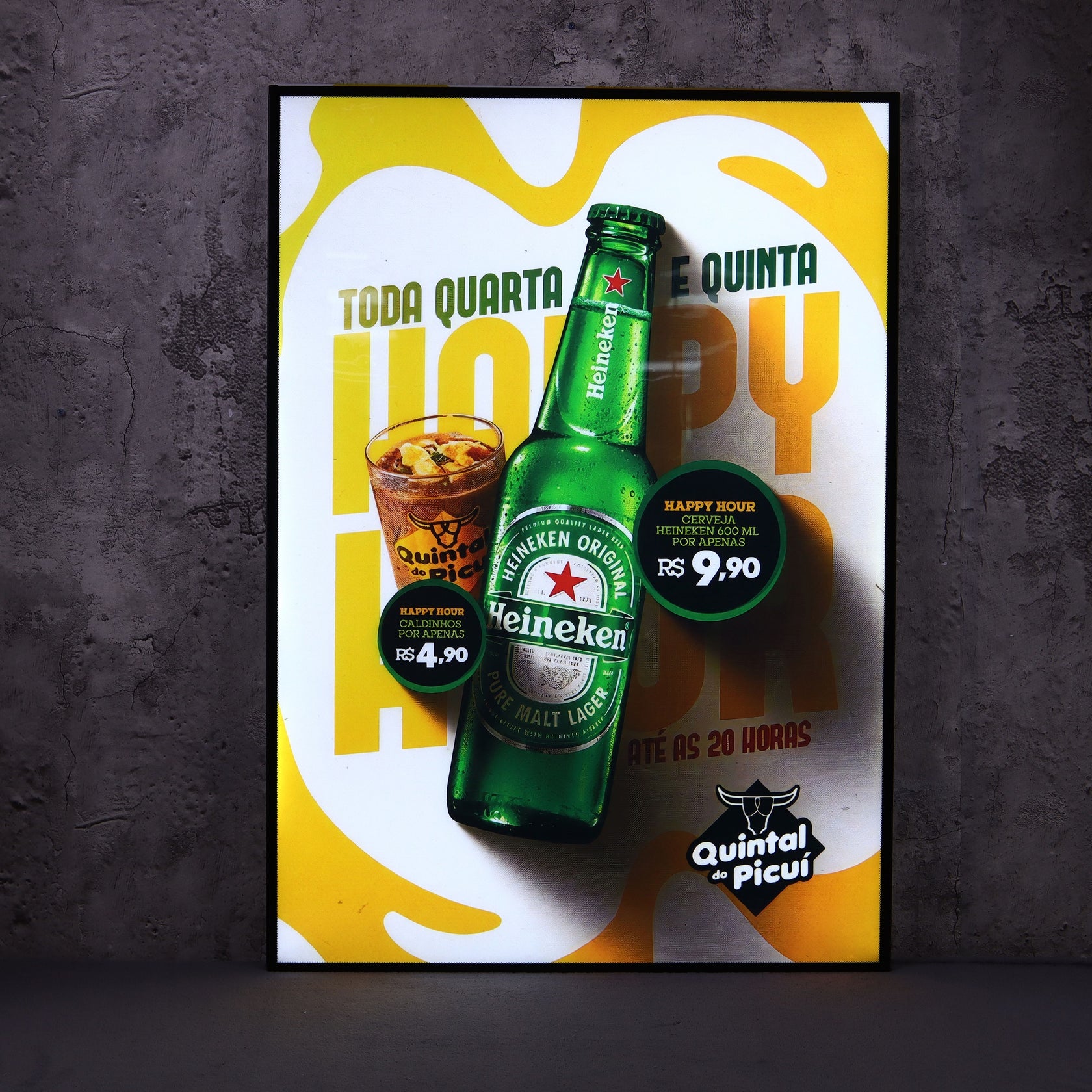 Indoor Use Only - Ultra-Thin LED Light Box Sign for Business Advertisi ...