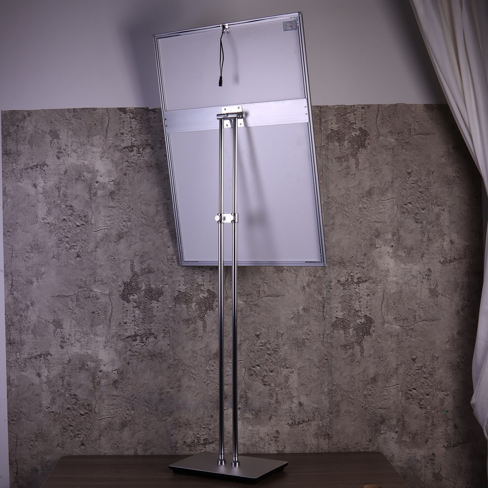 Floor-standing Display Vertical Poster Advertising Light Box Sign with ...