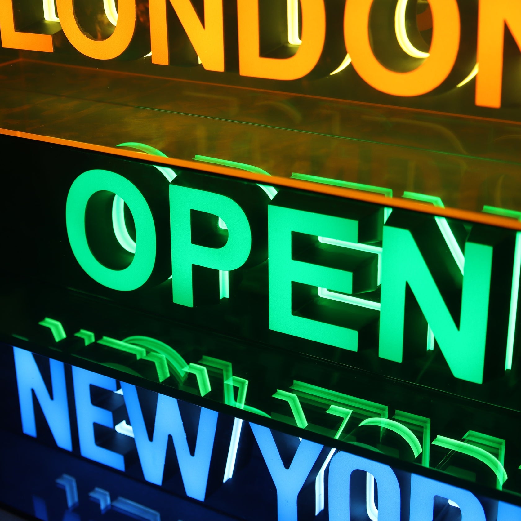 Indoor & Outdoor Use - Customized Text LED Acrylic Letters with Transp ...