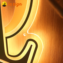 Custom Your Design Acrylic Backlit Sign (Round / Square / Special Shap ...